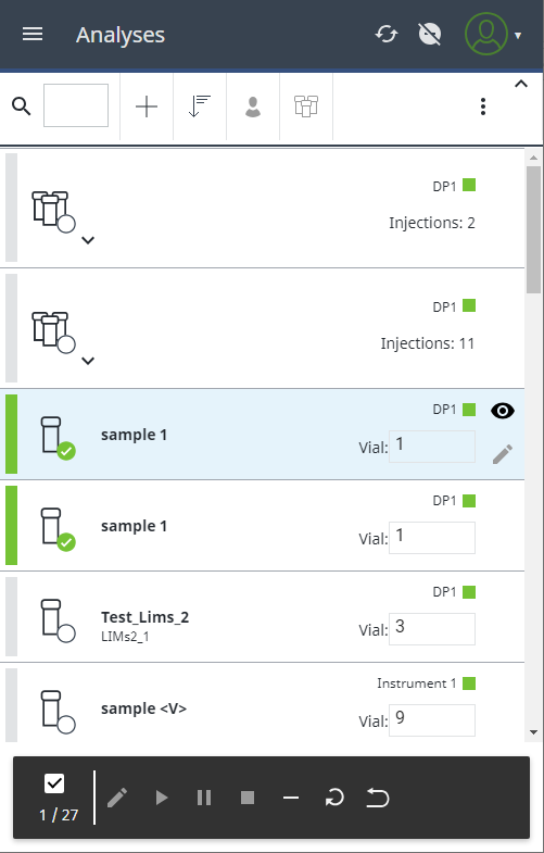 Perform actions for analyse... (Sample Scheduler for OpenLab)